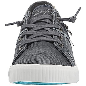 Blowfish Malibu Women's Fruit Sneaker, Desert Iron Smoked Canvas, 7.5