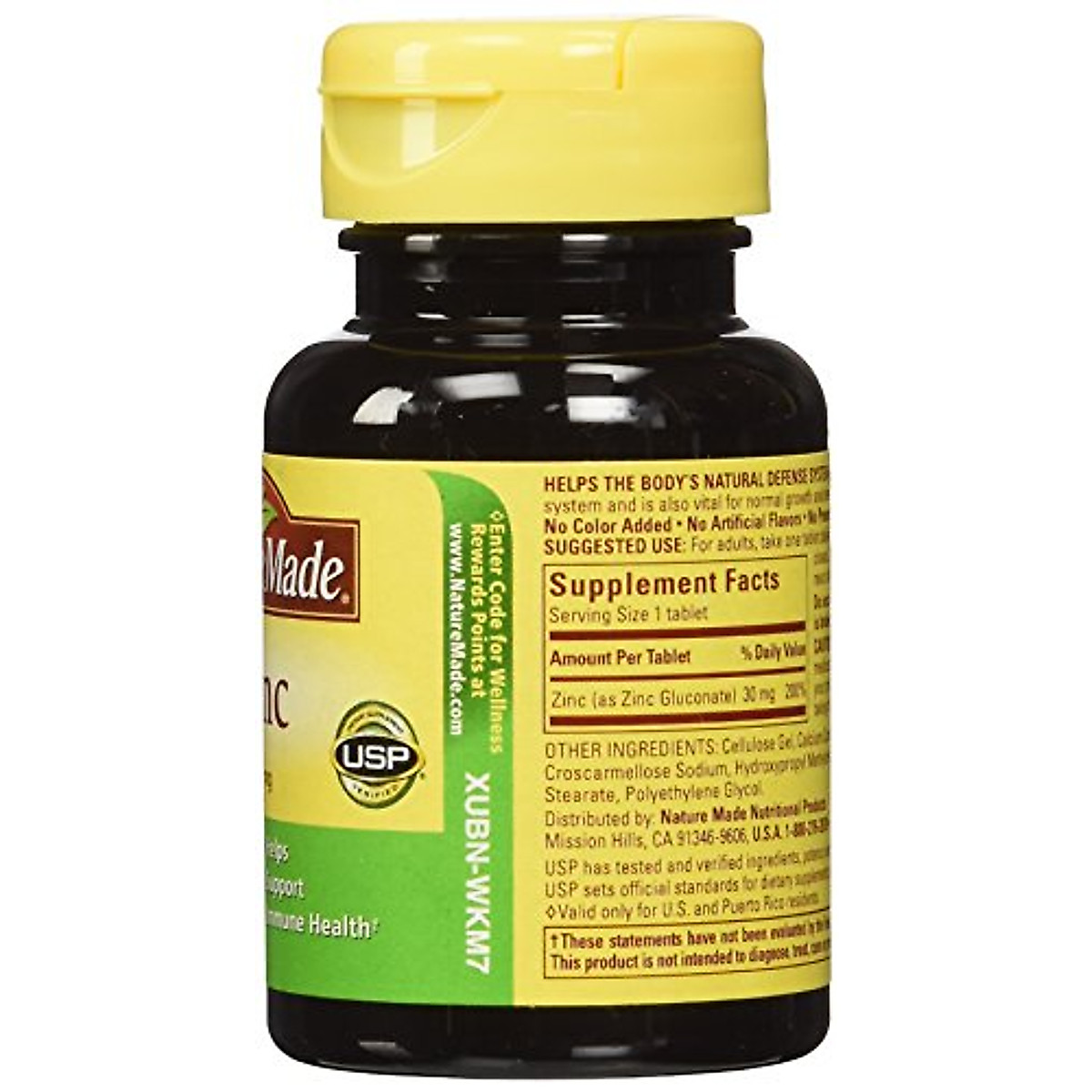 Nature Made Zinc Tabs - 30 mg - 100 ct