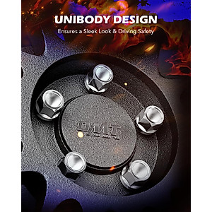 Orion Motor Tech 1/2"-20 Open End Lug Nuts, 3/4" 19mm Hex 0.84x0.9 in. Chrome Plated Wheel Lug Nuts Compatible with Dodge Dakota Ramcharger Ford Bronco Explorer F-150 Jeep Wrangler, Set of 20