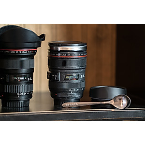 STRATA CUPS BUNDLE! 16 oz Clear Acrylic Tumblers (12 pack) + 13.5 oz Camera Lens Coffee Mug