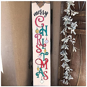 12 Pcs Christmas Stencils for Painting on Wood Porch Sign, Large Believe Merry Christmas Stencil Holiday Nativity Painting Stencils for Wood Sign DIY Crafts Canvas Fabrics (12pcs Porch christmas)