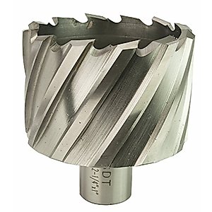 Steel Dragon Tools 2-1/4" x 2" High Speed Steel Annular Cutter with 3/4" Weldon Shank