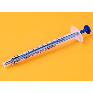 1ml-25G Laboratory Syringe - Diameter 0.5mm/0.019Inch-Long 25mm/1Inch Straight Mouth Tools (20)
