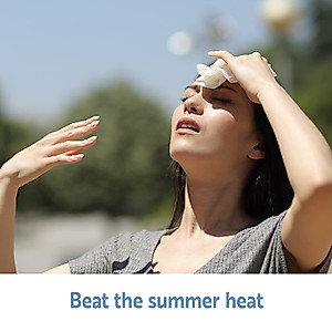 Natural Essentials Fever-eez Baby Fever Relief for Kids, Soothing Forehead & Body Wipes for Babies, Provide Immediate Cooling Sensation during Fevers, High Body Temperatures and Hot Flashes