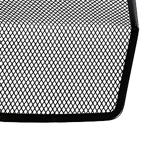 SZYAWsd File Sorters 1 Pair Metal Mesh Desk Organizer Desktop Office Home Bookends Book Holder Black