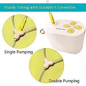 PumpMom Replacement Tubing for Medela New Pump in Style Maxflow Breast Pump, Not Original Medela Spare Breastpump Parts Tubes