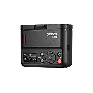 Godox MF12 MF12-K2 Macro Flash Off-Camera TTL Flash Speedlite 12W, 2.4G Wireless Control,TTL/M Mode,Built-in 3.7V/6.29W Lithium Battery, Compatible with Nikon, Sony, Canon, Fuji, Olympus and Panasonic