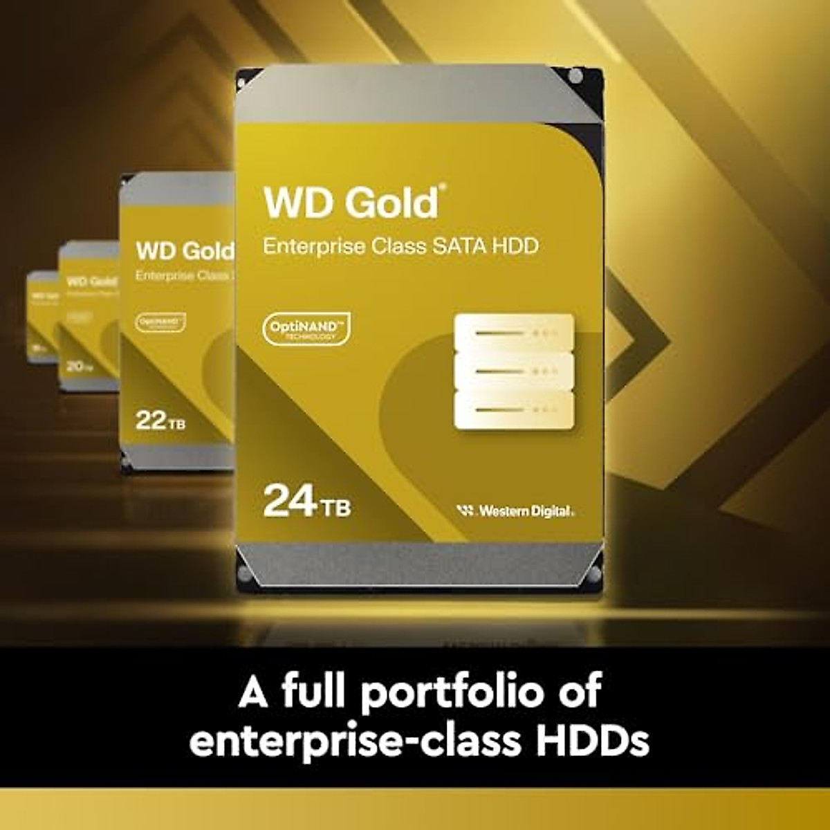 Western Digital 4TB WD Gold Enterprise Class Internal Hard Drive - 7200 RPM Class, SATA 6 Gb/s, 256 MB Cache, 3.5" - WD4003FRYZ