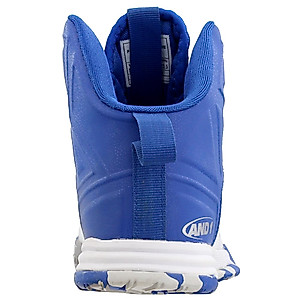 AND1 Kids Boys Chaos Basketball Sneakers Shoes - Blue, White - Size 4.5 M