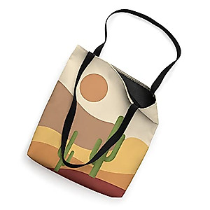 Cute Desert Cactus Terracotta Southwestern Aesthetic Boho Tote Bag