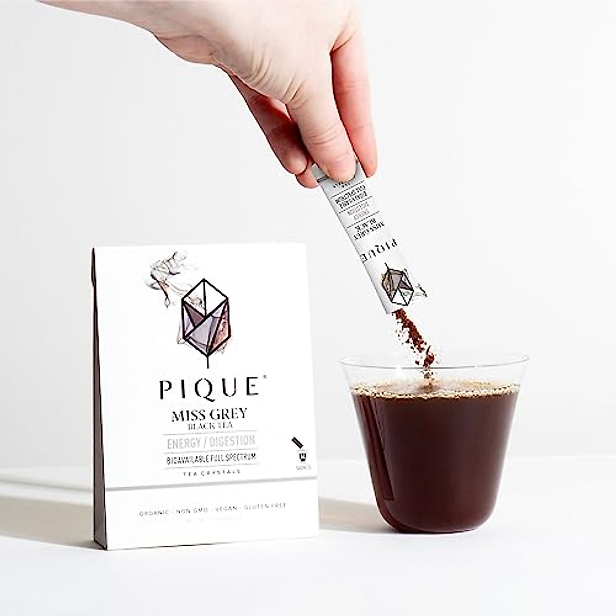 Pique Organic Energy Tea Crystals Sampler - Caffeinated Black Tea for Energy, Supports Metabolism and Healthy Digestion - 28 Single Serve Sticks (Pack of 2)