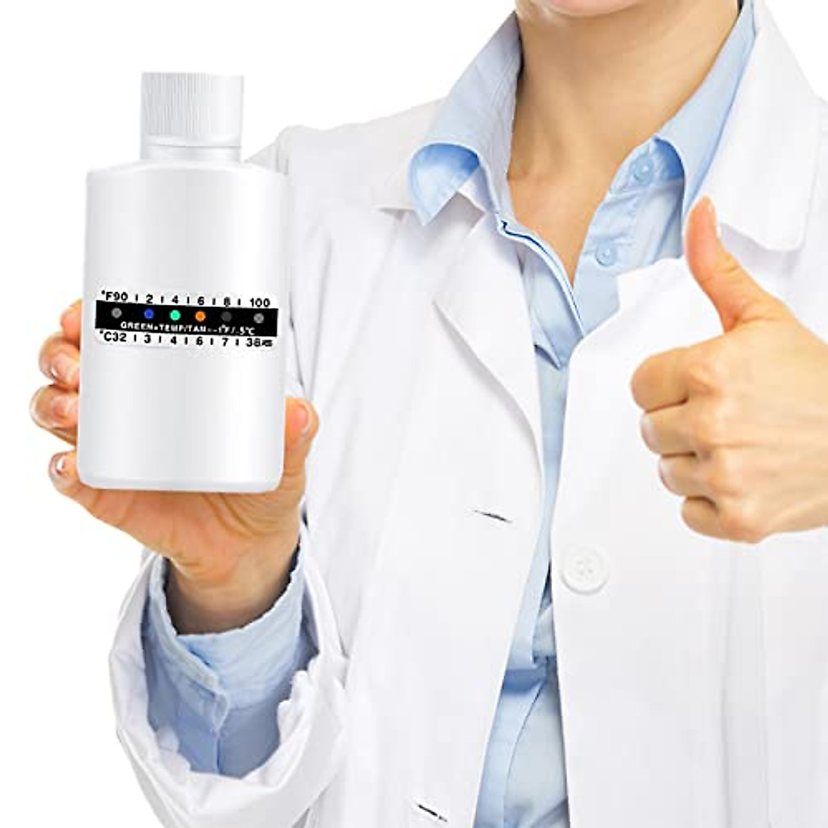 WXJ13 Urine Test Complete Kit Include Empty Bottles,Temperature Test Strips for Urine Testing