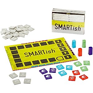 Mattel Games Smartish Trivia Board Game for 2 to 12 Players Ages 14 Years and Older, Category-Swap Strategy