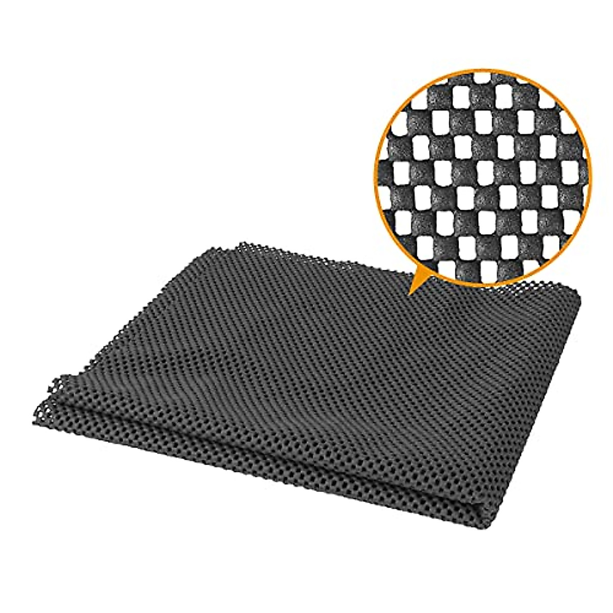 POWERTEC 71014 Non-Slip Woodworking Mat Pad, 24in x 48in – Large Liner for Cabinet, Bathroom, Drawer, Router, and Sander, Black