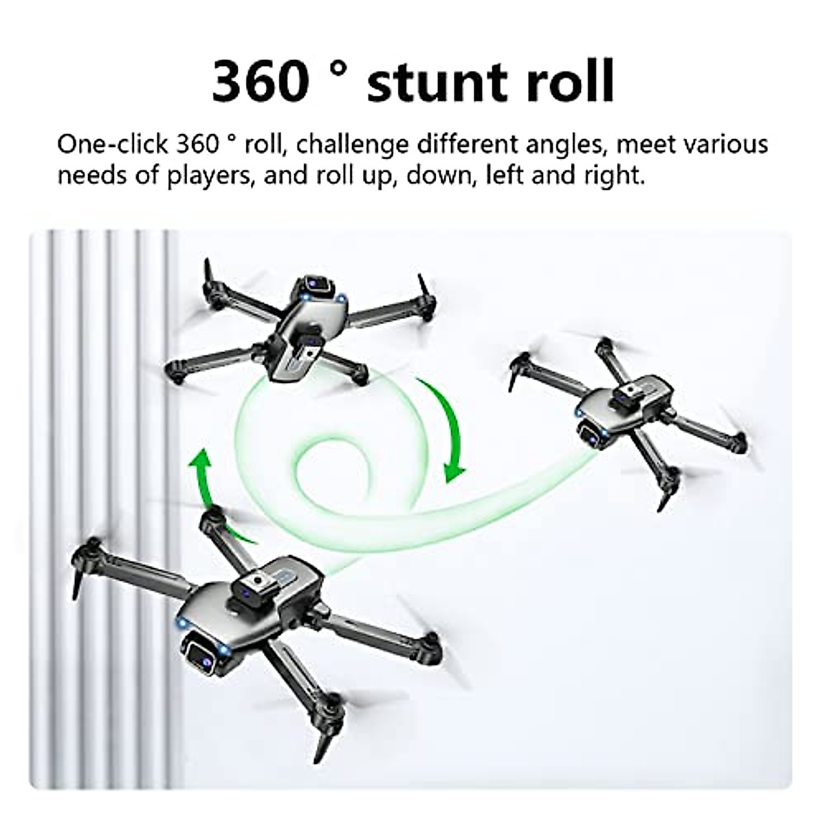 Electric Modulated Dual Camera 1080P HD Aerial Drone With Optical Flowss Obstacle Avoidance, Headless Mode, Altitude Hold, Folding Quadcopter RC Airplane, RC Toy Gift For Boys And Girls Beginner