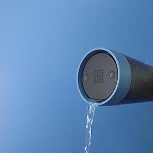 Circular & Co Reusable Coffee Cup - 16oz - 100% Leakproof Large Travel Mug - Made from Recycled Coffee Cups - Sustainble Coffee Tumbler - 360 Drinking - BPA Free - Dishwasher Safe