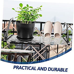 Alipis Balcony Drying Rack Foldable Hangers Folding Hanging Rack Clothing Racks for Home Towel Drying Rack Clothes Rack Drying Laundry Drying Rack Socks Hanger Laundry Hanging Shelf Small