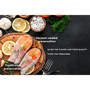 Chamber Machine Pouches, Pre-Cut Chamber Vacuum Sealer Bags, Heavy Duty Seal Pouch, BPA-Free Chamber Sealer, 8x9", Pack of 250 Vacuum Chamber Pouches, COLOR: CLEAR