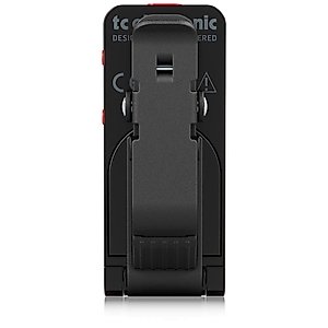 TC Electronic UNITUNE CLIP NOIR Headline Black Clip-On Tuner with Strobe and Chromatic Modes and 108 LED Matrix Display for Uncompromised Tuning Quality