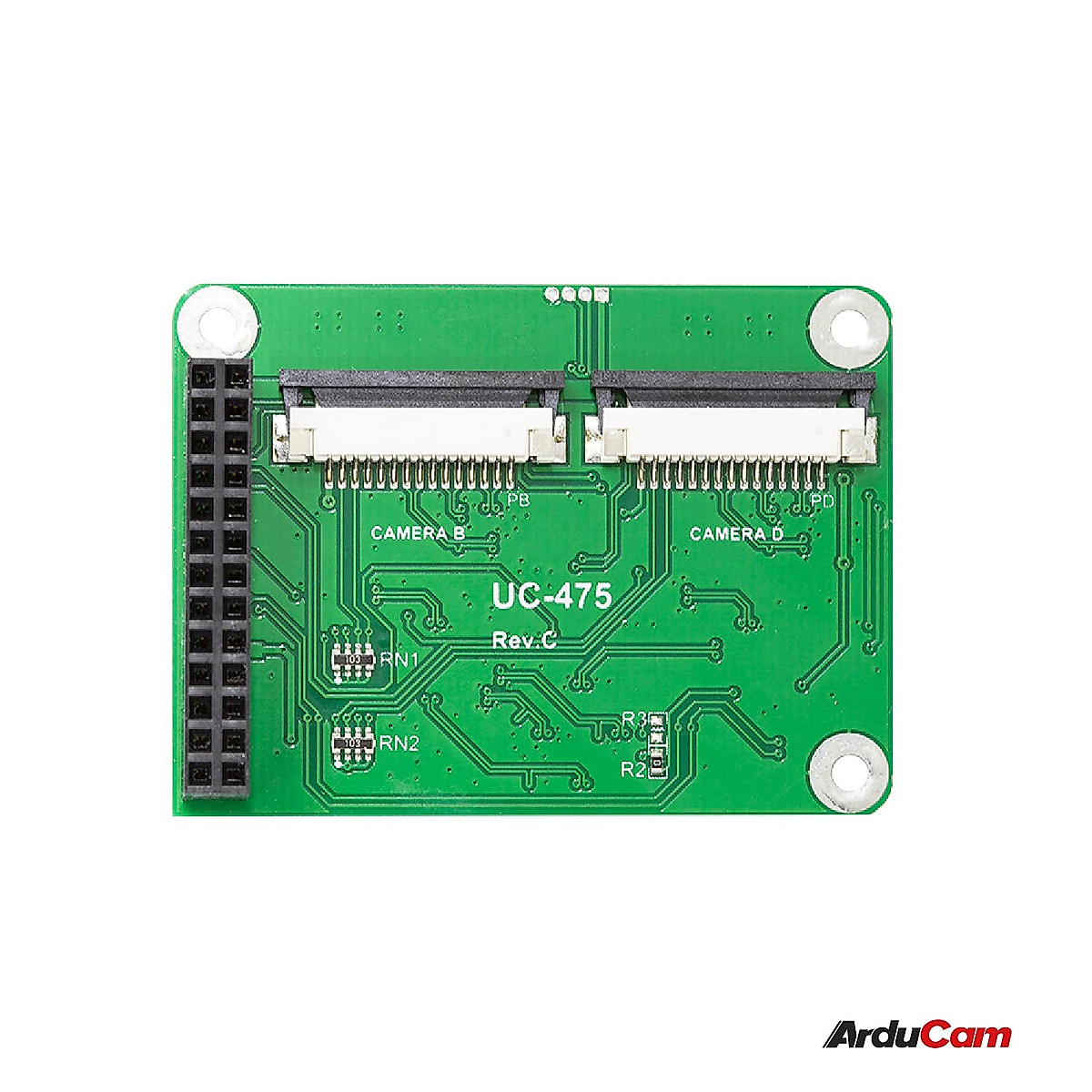 Arducam Multi Camera Adapter Module V2.2 for Raspberry Pi 5, 4B, Compatible with Rasperry Pi Camera Module 3/V2/V1, and 12MP IMX477 Cameras