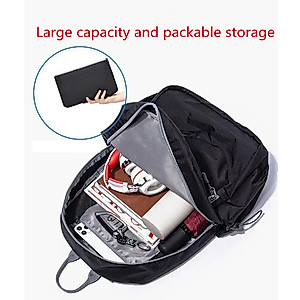 Geboldil Men's and women's lightweight foldable hiking travel backpack, waterproof camping backpack