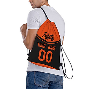 INAOO Drawstring Bags Baltimore Personalized Backpack Gifts for Men Women