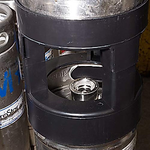Sixtel Keg Spacer - Safely Stack Sixtel Kegs (Torpedo-Style) and Tap Both the Top Keg and Bottom Keg - Double the Floor Space of Your Walk-In Cooler