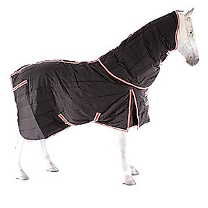 Weatherbeeta ComFiTec with Therapy-Tec Channel Quilt Detach-A-Neck Medium - Black/Silver/Red - 69"