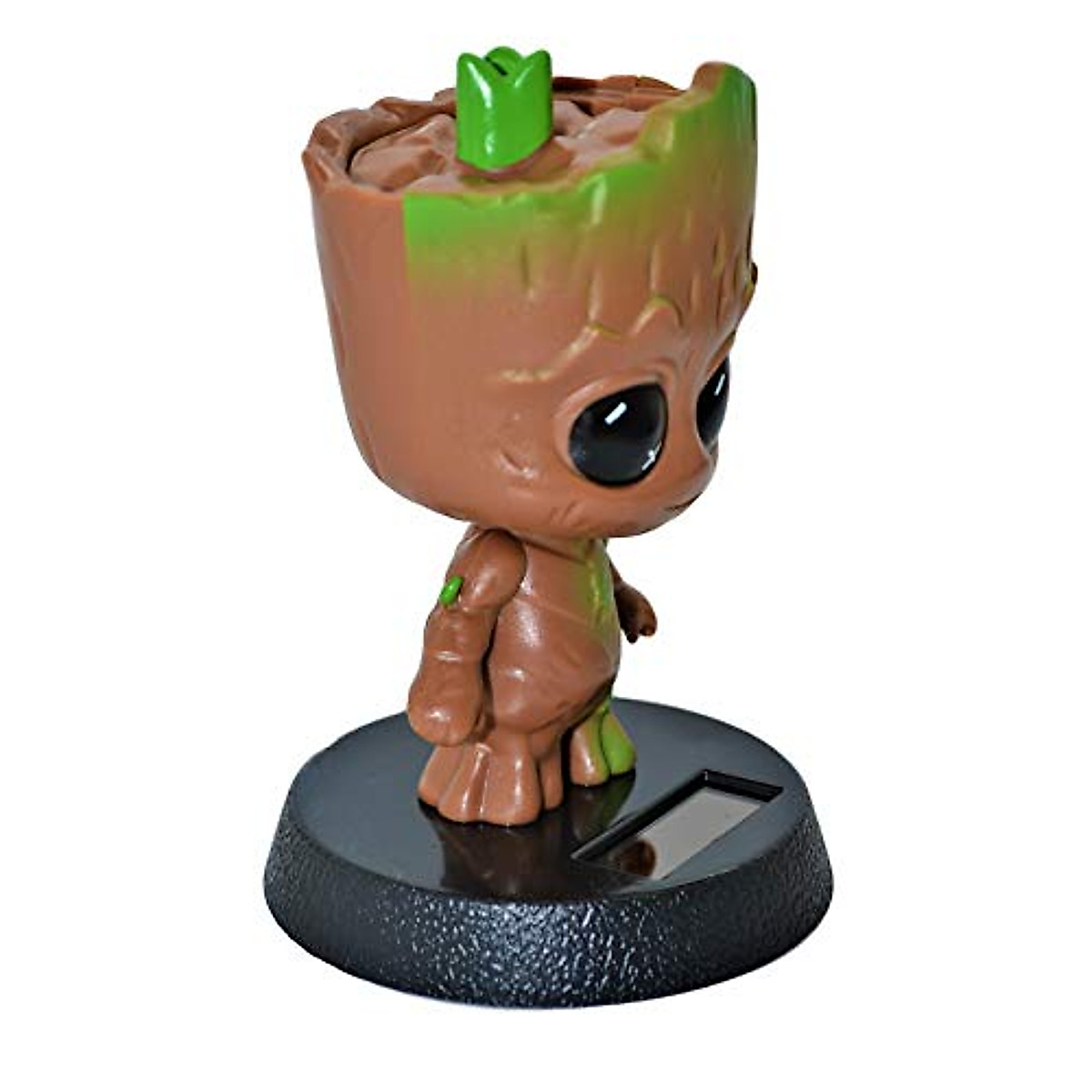 SM.Y.Toys & Accessories Cute Solar Powered Groot Bobblehead Home Office Ultra Detail Collectible Relaxing Toy (Solar Groot)