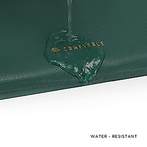 Comfyable Leather Laptop Sleeve Compatible with 16 Inch MacBook Pro & 15 Inch MacBook Air (Loose Fit) M2 2023, Green