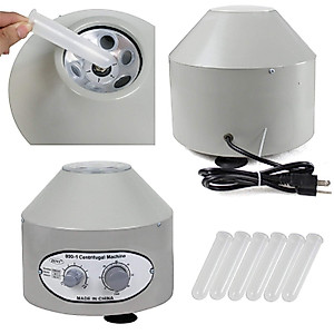ORILAO Lab Centrifugal Machine Lower-Speed with Timer 0-60min (0-4000 RPM Cap:20ml X 6 Tube)