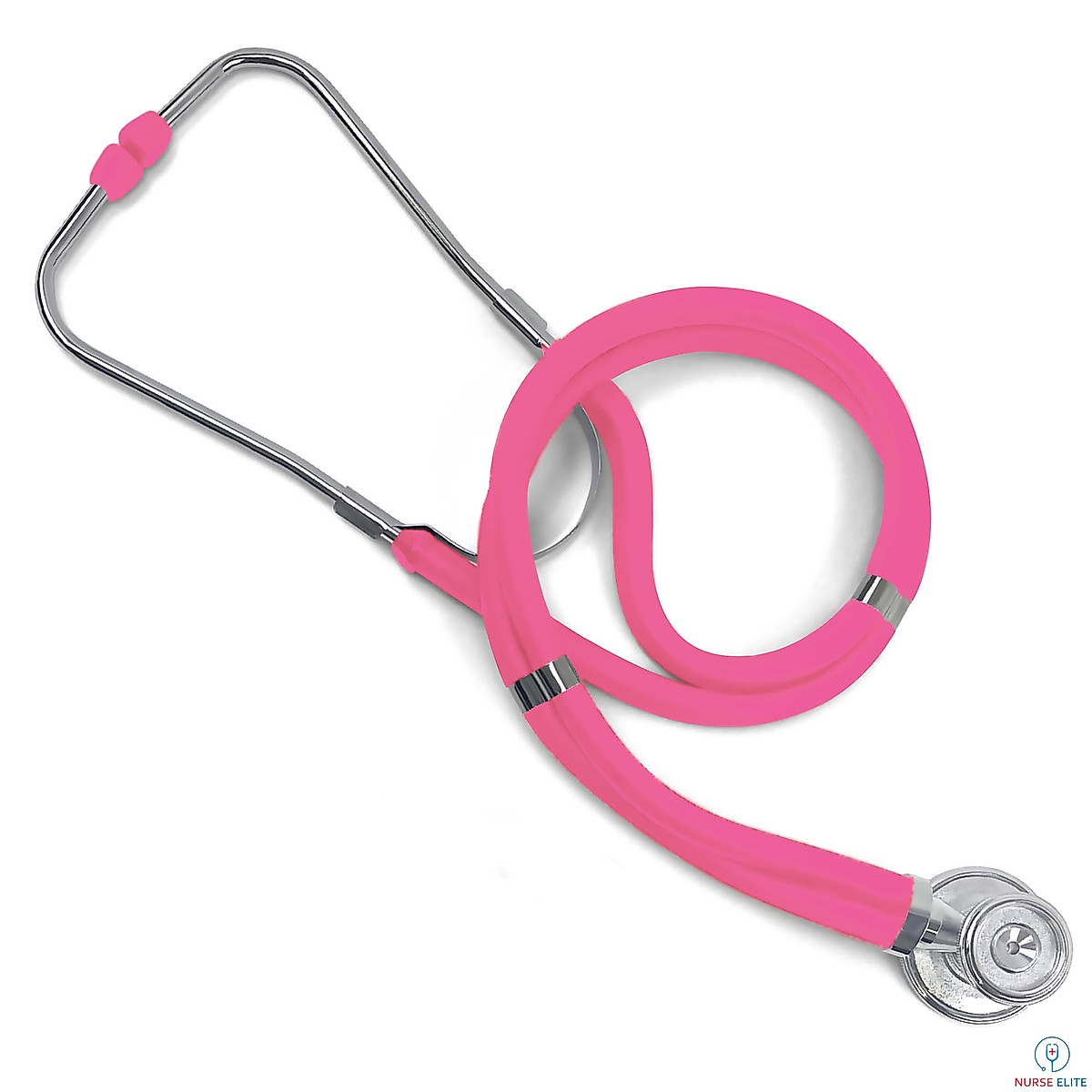 EMS XTRM Sprague Rappaport Stethoscope - High-Quality, Durable Stethoscope for Nurses and Healthcare Professionals, Available in Multiple Colors, Latex-Free (Pink)