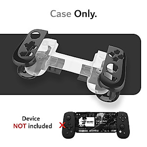 TUDIA Easy Snap On Hard Case Compatible with Backbone One Gaming Controller [for iOS Version Only], Snug Fit Protective Tough Case Anti-Scratch Extra Grip Cover [CASE ONLY] - Black