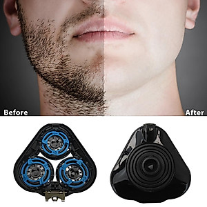 SH30/52 Replacement Complete Shaver Head for Philips Norelco S1560 Shaver Series and S738 Fit for Philips Norelco Models PT724/41, PT729/41, S738/17