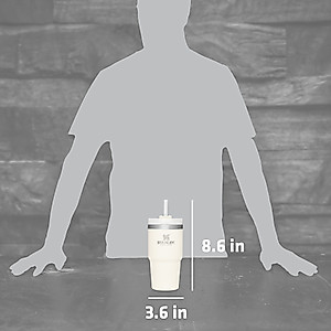 STANLEY Adventure Quencher Travel Tumbler 20oz Cream…