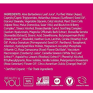 Andalou Naturals Heavenly Night Cream 1000 Roses, Sensitive Skin Moisturizer for Face, Enriched with Hyaluronic Acid & Aloe Vera, 1.7 Ounce