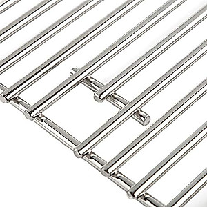 PETKAO 18 13/16 x 9 13/16" Stainless Steel Cooking Grill Grate for KitchenAid 720-0745B 720-0745A 740-0780 720-0709C 720-0826 720-0819 Nexgrill 720-0745 720-0745A 720-0745B, 3PCS