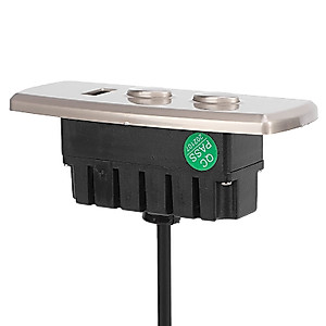 2 Button 5 Pin Hand Controller, Remote Hand Control Handset with USB, Lift Chair or Power Recliner Hand Control, Power Recliner Replacement Parts for Home Use, Easy to Install
