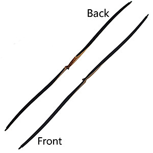 SinoArt Sparrow 54" Traditional Long Bow 20-35LBs Draw Weight One-piece Longbows Recurve Bow Right Hands for Beginner Women Tenns (Right Hand 20 LBs)