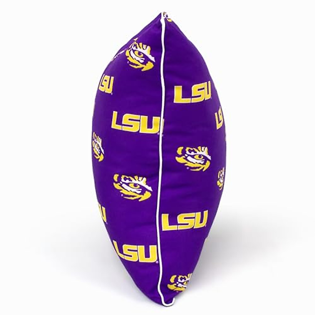 College Covers Single Decorative Pillow Pillow, Square, LSU Tigers
