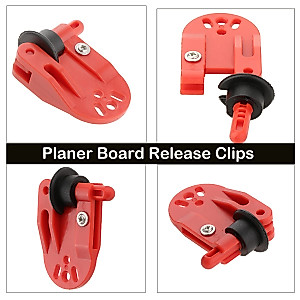 2 Pieces Planer Board Zams pro Release Clips Fishing In-line Side Clip for Offshore Fishing Tackles Trolling Downrigger Clips