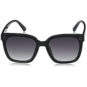 Vince Camuto womens Vc965 Chic UV Protective Studded Cat Eye Sunglasses Luxe Gifts for Women 61 mm, Black, mm US