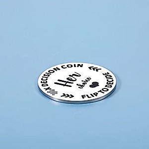 Funny Gifts for Women Men Valentines Day Gifts for Him Her Boyfriend Girlfriend Decision Coin Gifts for Husband Wife Bridal Bride Couples Gifts Wedding Gifts Engagement Birthday Anniversary Gag Gifts