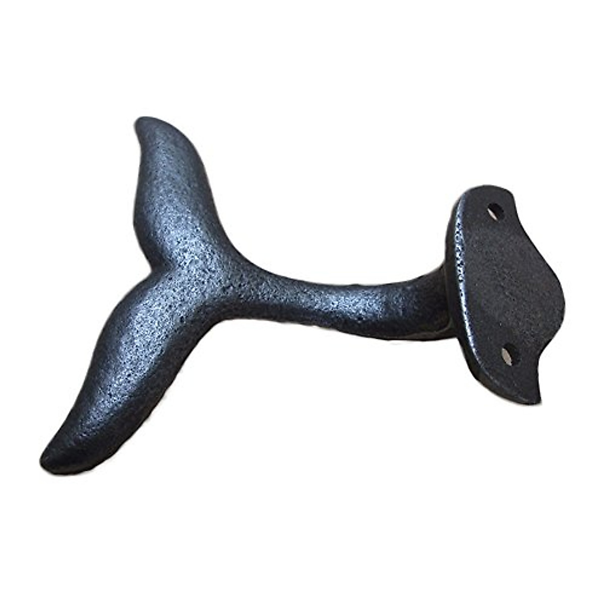 CfoPiryx Wall Hooks Heavy Duty,Decorative Cast Iron Whale Tail Nautical Wall Coat Hook Utility Hanging Hook Clothes Store Display Hook