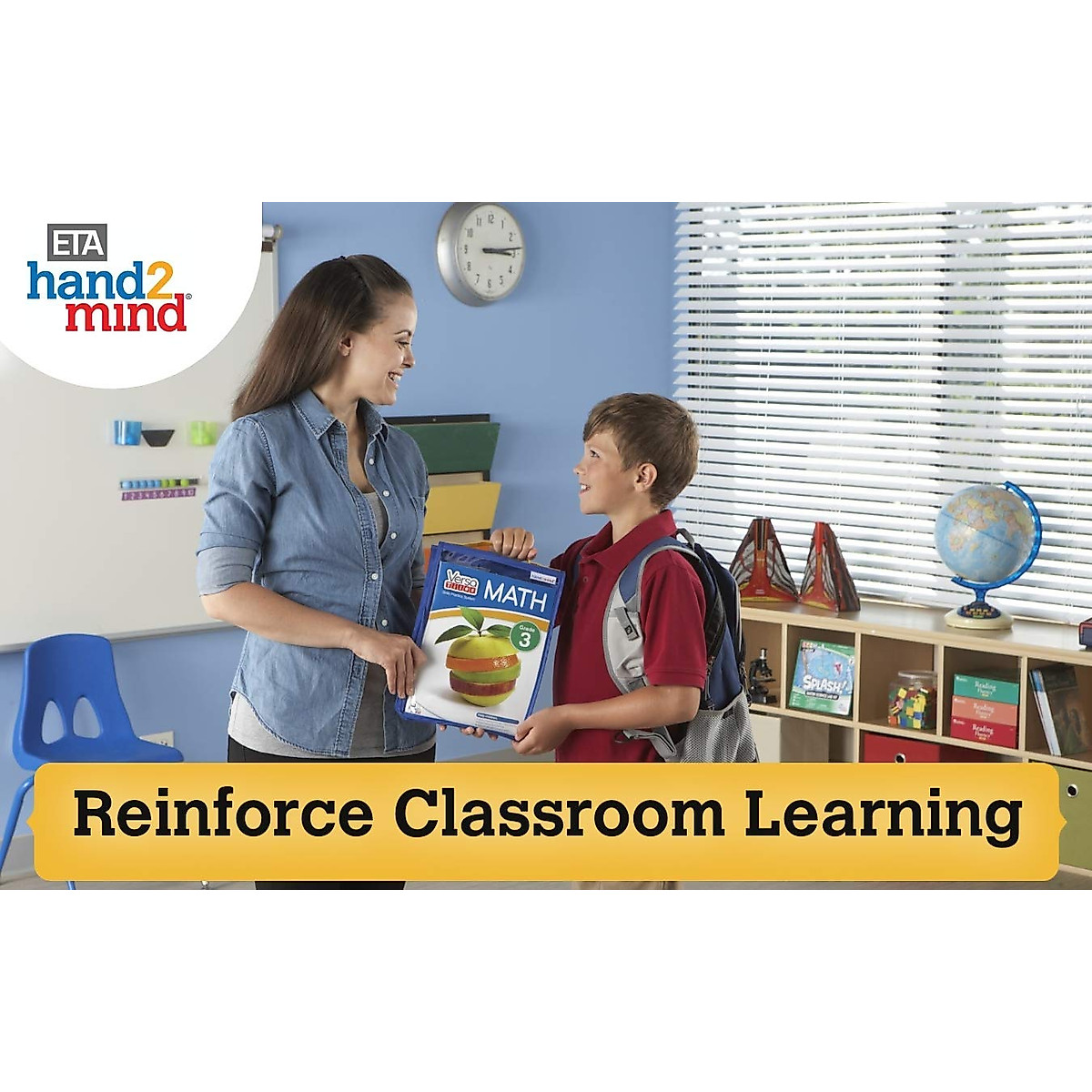 hand2mind VersaTiles Reading Practice Take Along Set for Second Grade, Self-Check Workbook, Homeschooling Games, Case Included, Homeschool Curriculum, 2nd Grade Reading Workbooks, Homeshool Supplies