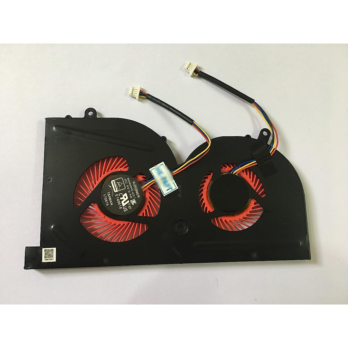 HK-part Fan Replacement for MSI GS63VR Series GS63VR 6RF GS63VR 7RF GS63VR Stealth Pro MS-16K2 MS-17B1 BS5005HS-U2L1 BS5005HS-U2F1 Gpu CPU Cooling Fan