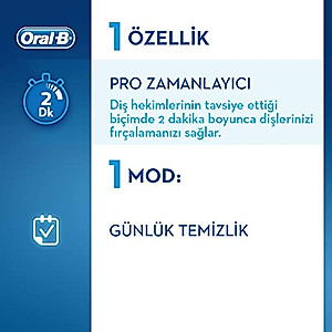 Oral-B Precision Clean Brush Heads with Bacterial Protection - Prevents Bacterial Growth on Bristles