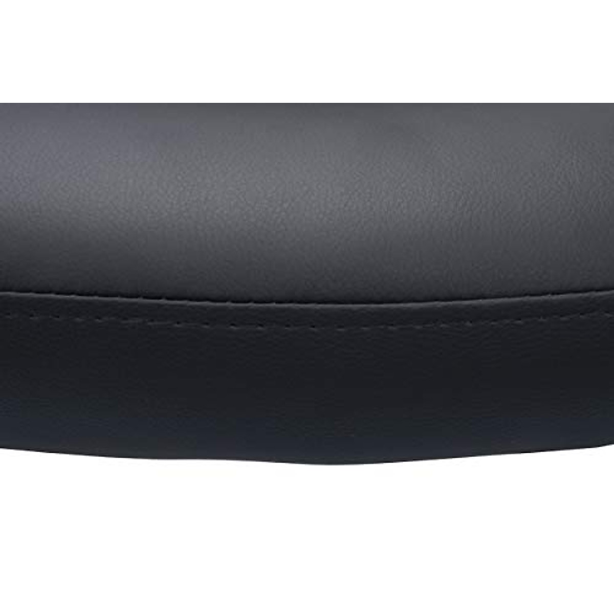 OFM ESS-9015 Bonded Leather Executive Side Chair with Sled Base, Black, Black