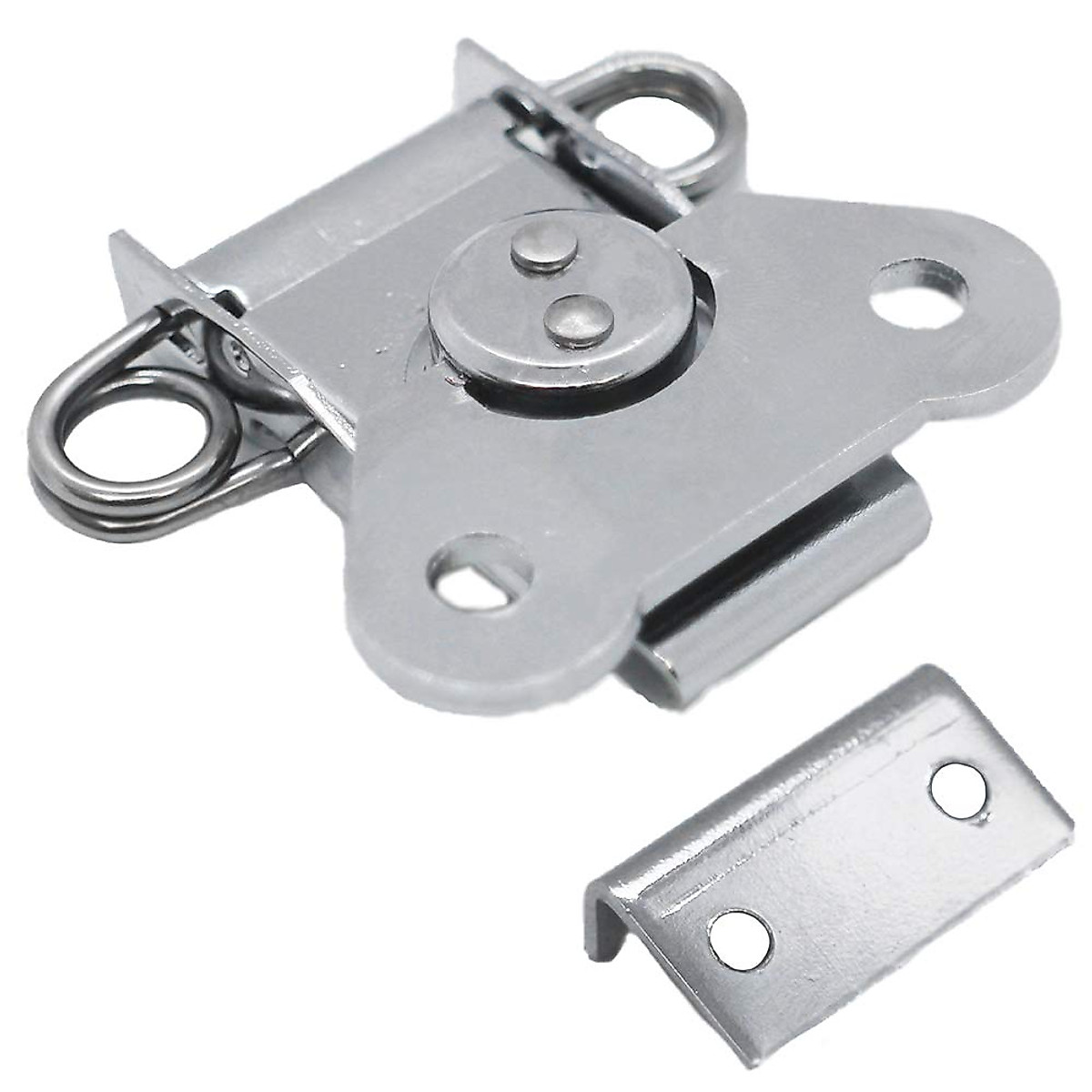 Seismic Audio - SARHW55 - Heavy Duty 2.5 Inch Butterfly Latch & Keeper Surface Mount Stainless