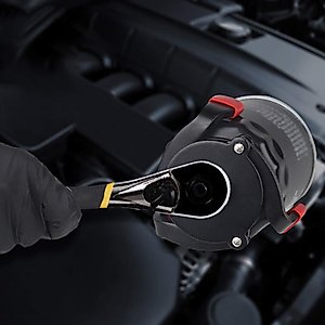 JDMON Universal Adjustable 3 Jaw Oil Filter Wrench Remover Tool for Removing Oil filters Range 2.4 inch from 3.8 inch in Diameter Include 1/2”-3/8” and 1/4”-3/8” Drive Adapter